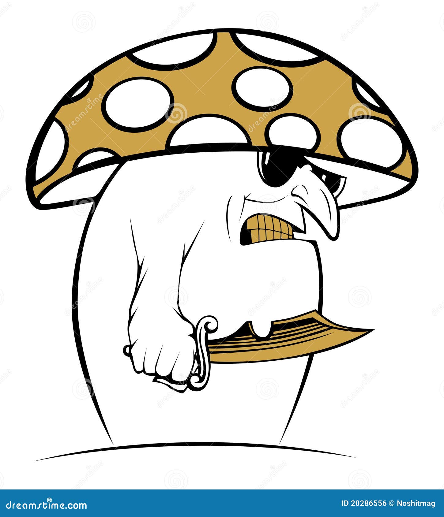 Evil Cartoon Illustration Of Blood Pack | CartoonDealer.com #198833715