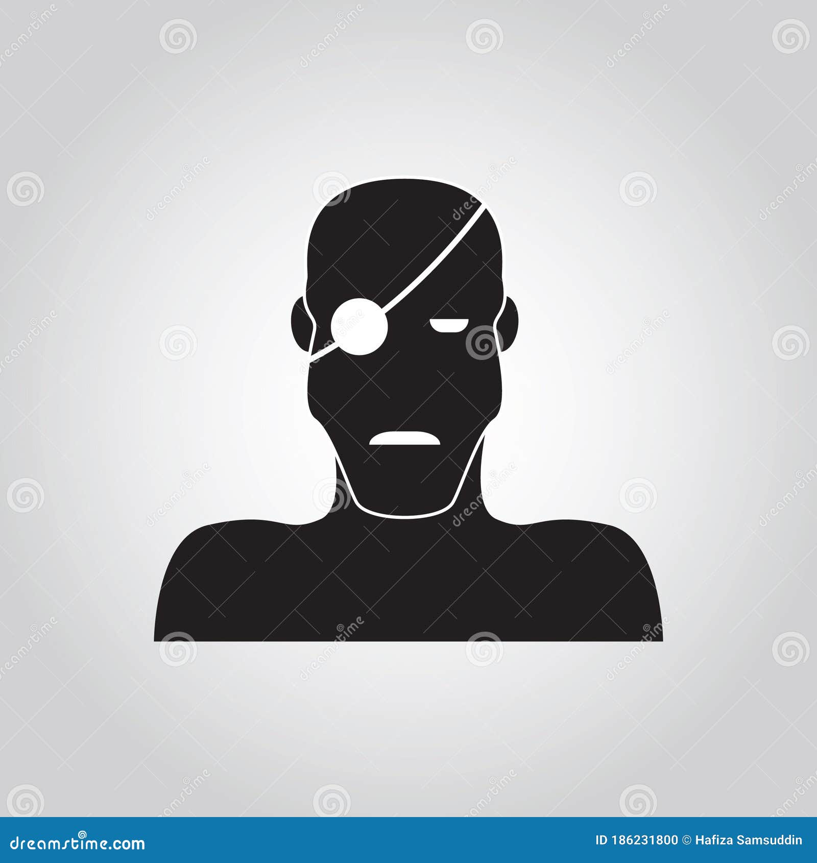 Evil Character. Vector Illustration Decorative Design Stock Vector ...