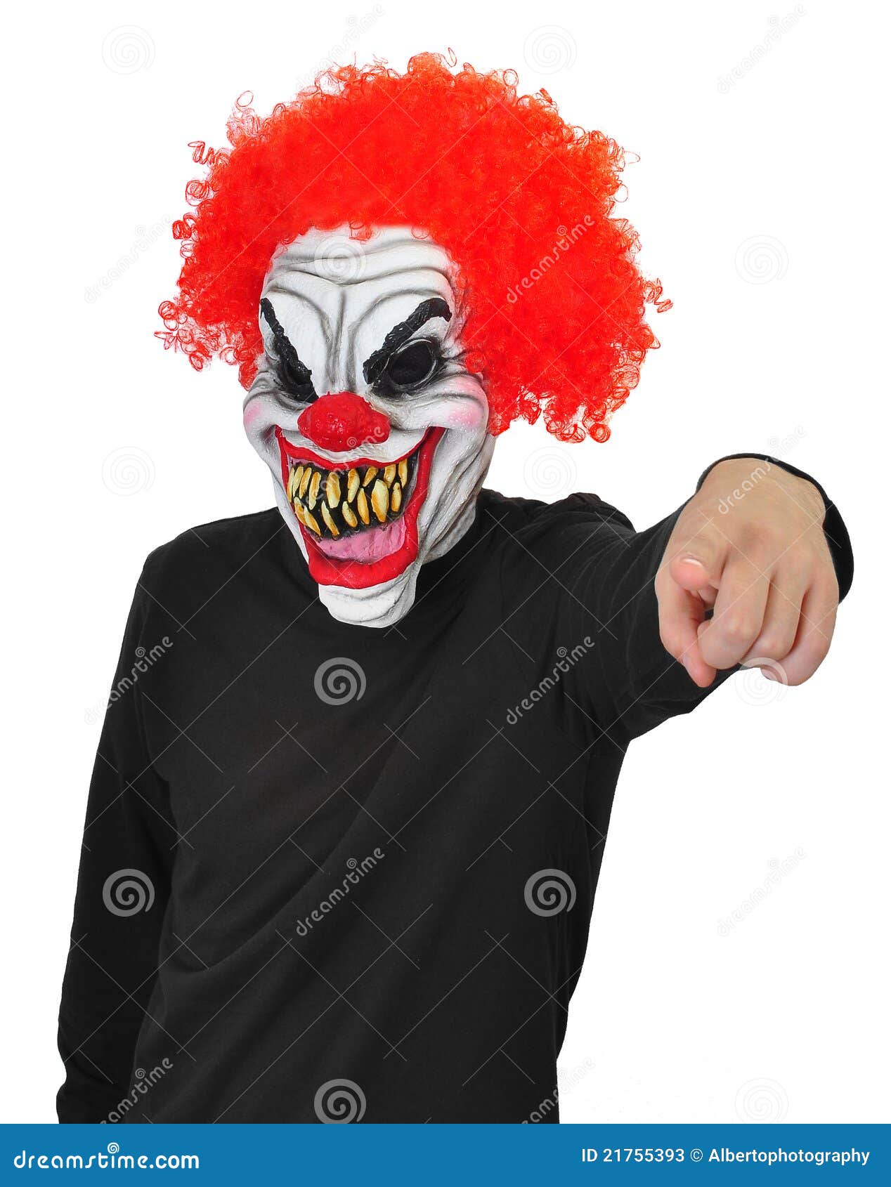 Evil Clown stock image. Image of fancy, character, design - 21755393