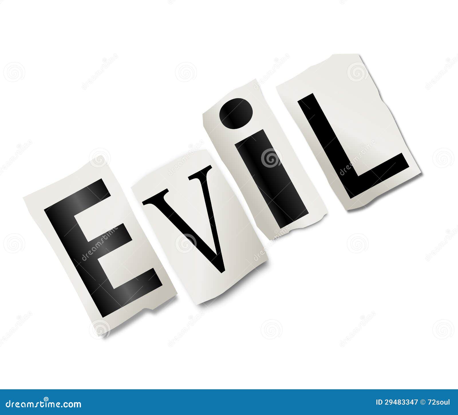 Evil concept. stock illustration. Illustration of destructive - 29483347