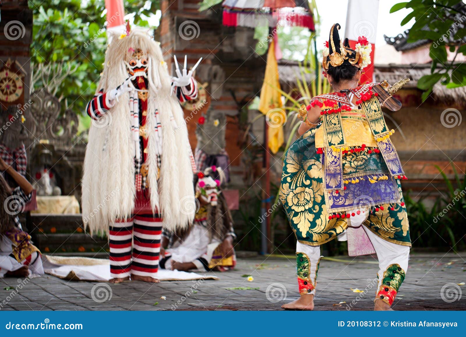 Evil demon Rangda editorial photography. Image of perfomance - 20108312