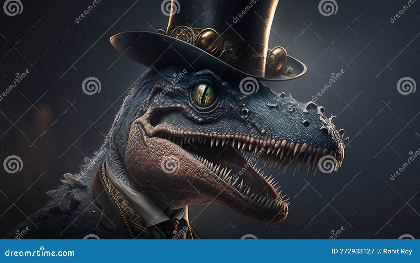 Evil Dinosaur Vector | CartoonDealer.com #55921785