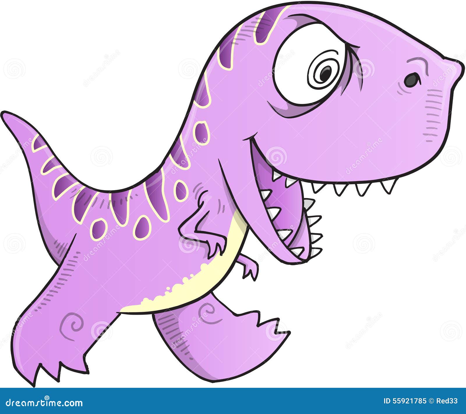 Insane Dinosaur T-Rex Vector | CartoonDealer.com #44564187