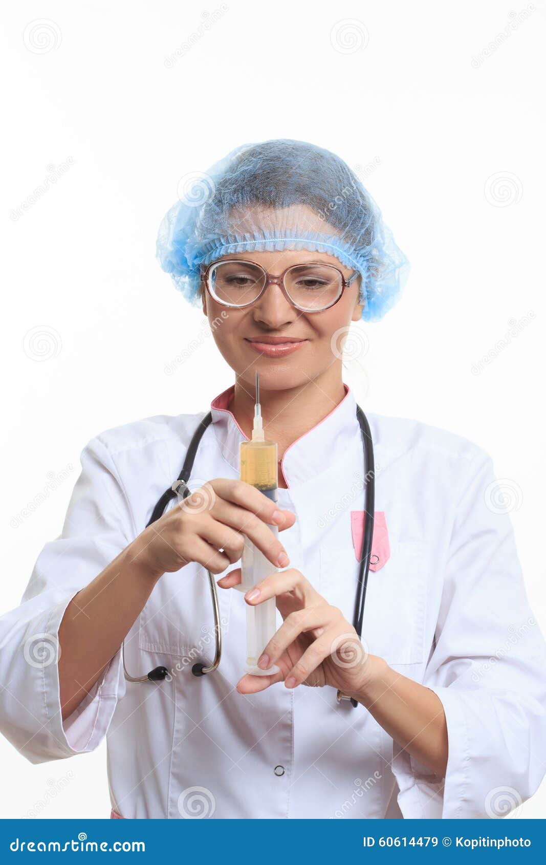 Evil Doctor With Needle