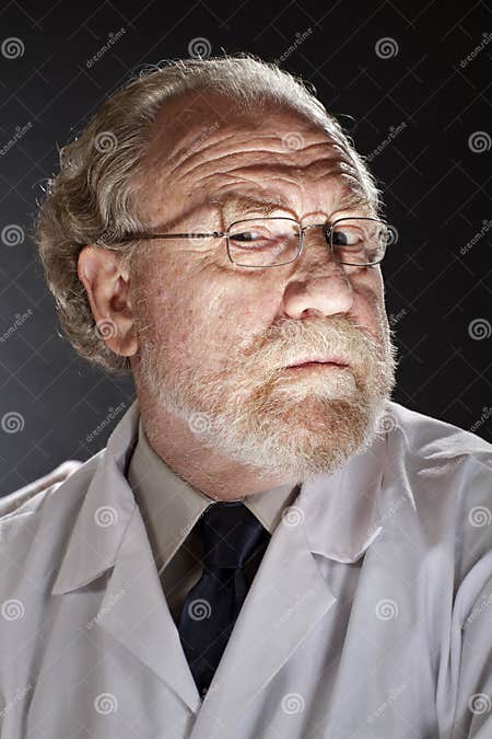 Evil Doctor with Sinister Expression Stock Image - Image of ghoulish ...