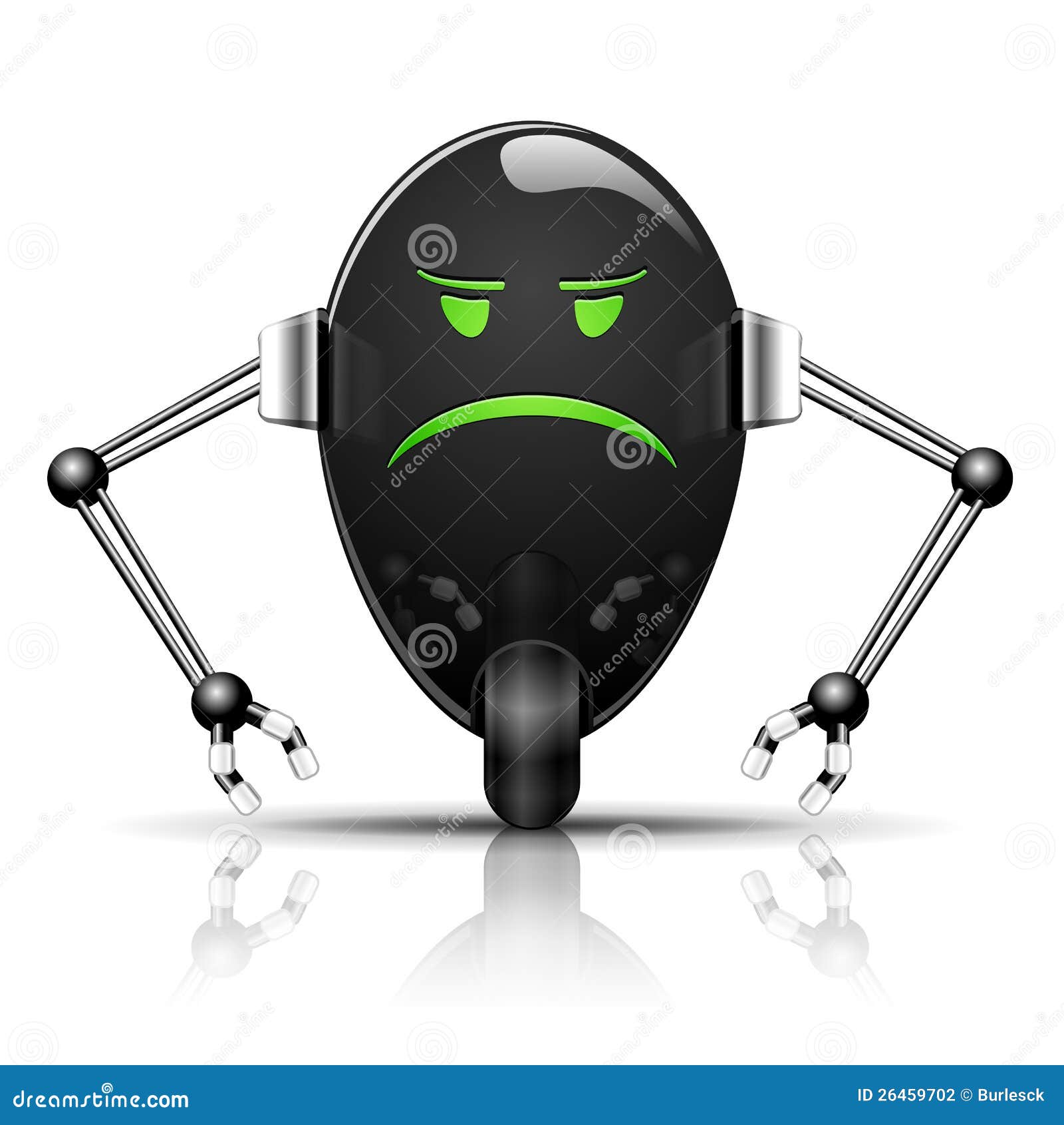 Robot See No Evil, Speak No Evil, Hear No Evil Cartoon Vector ...