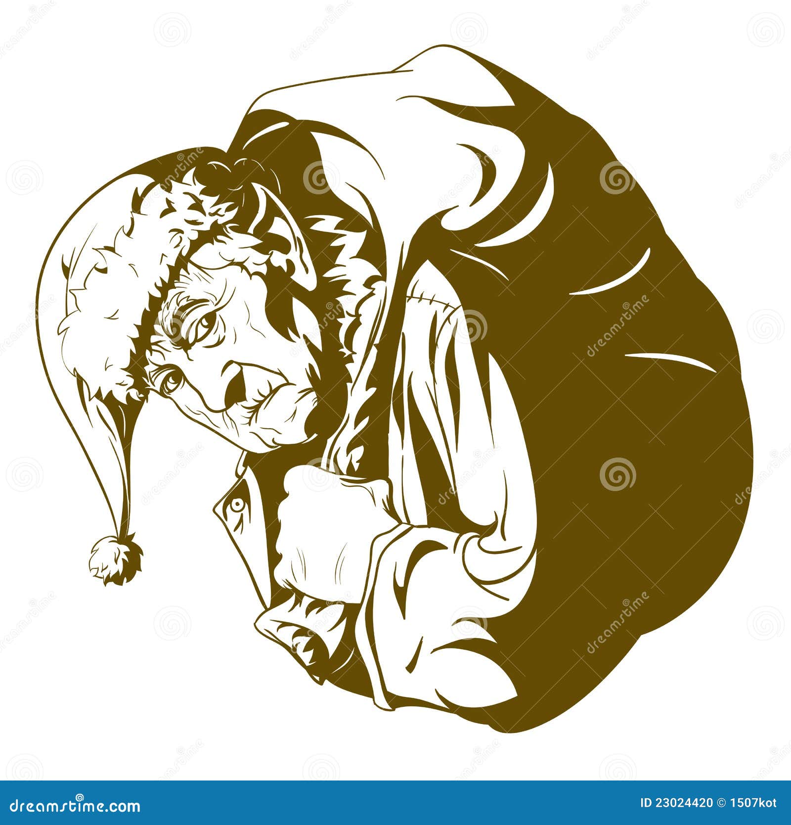 Evil elf stock vector. Illustration of seasonal, christmas - 23024420