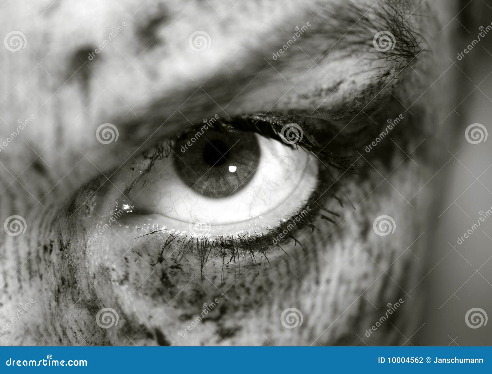 Evil eye stock photo. Image of blot, threat, eyelashes - 10004562