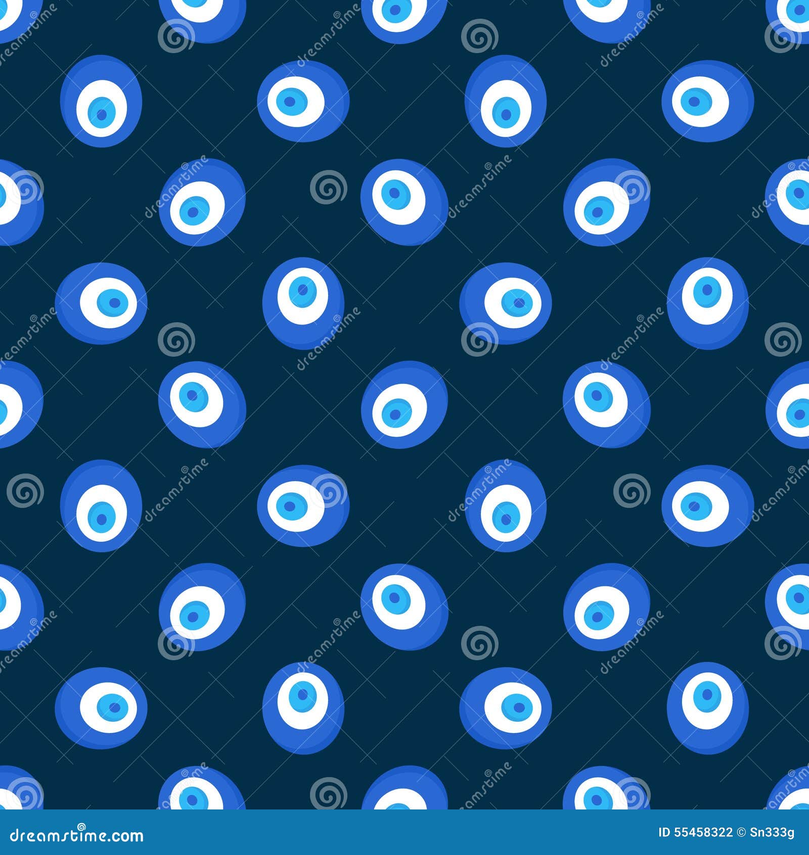 Evil eye pattern stock vector. Illustration of line, design - 55458322