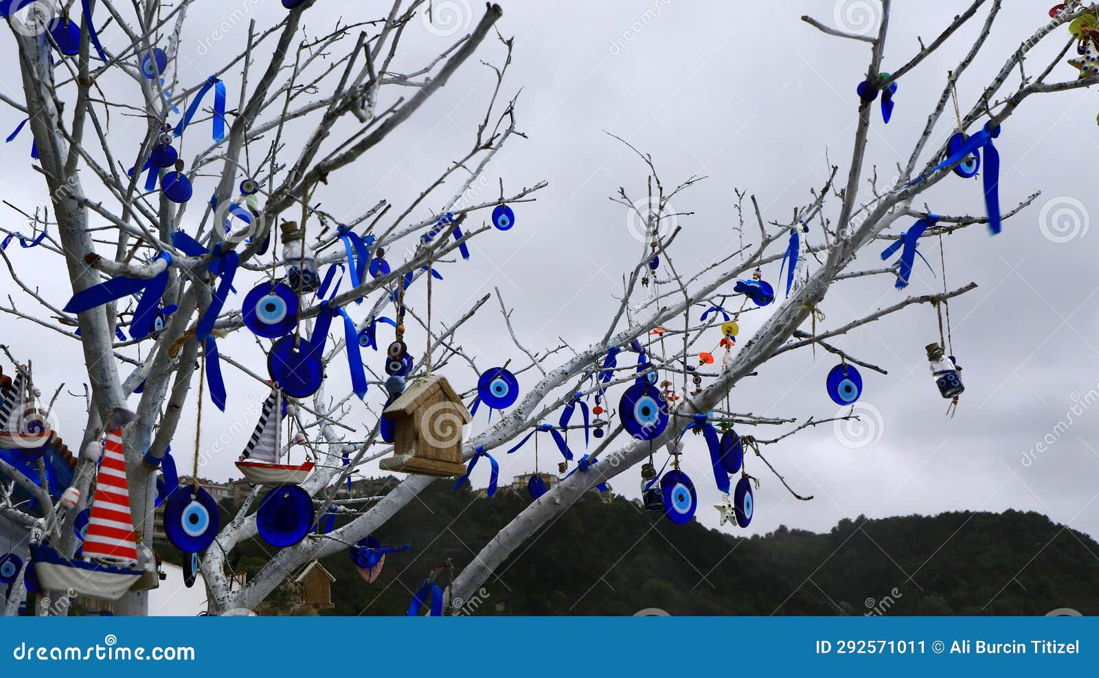 Evil Eye Tree stock image. Image of jewelry, flower - 292571011