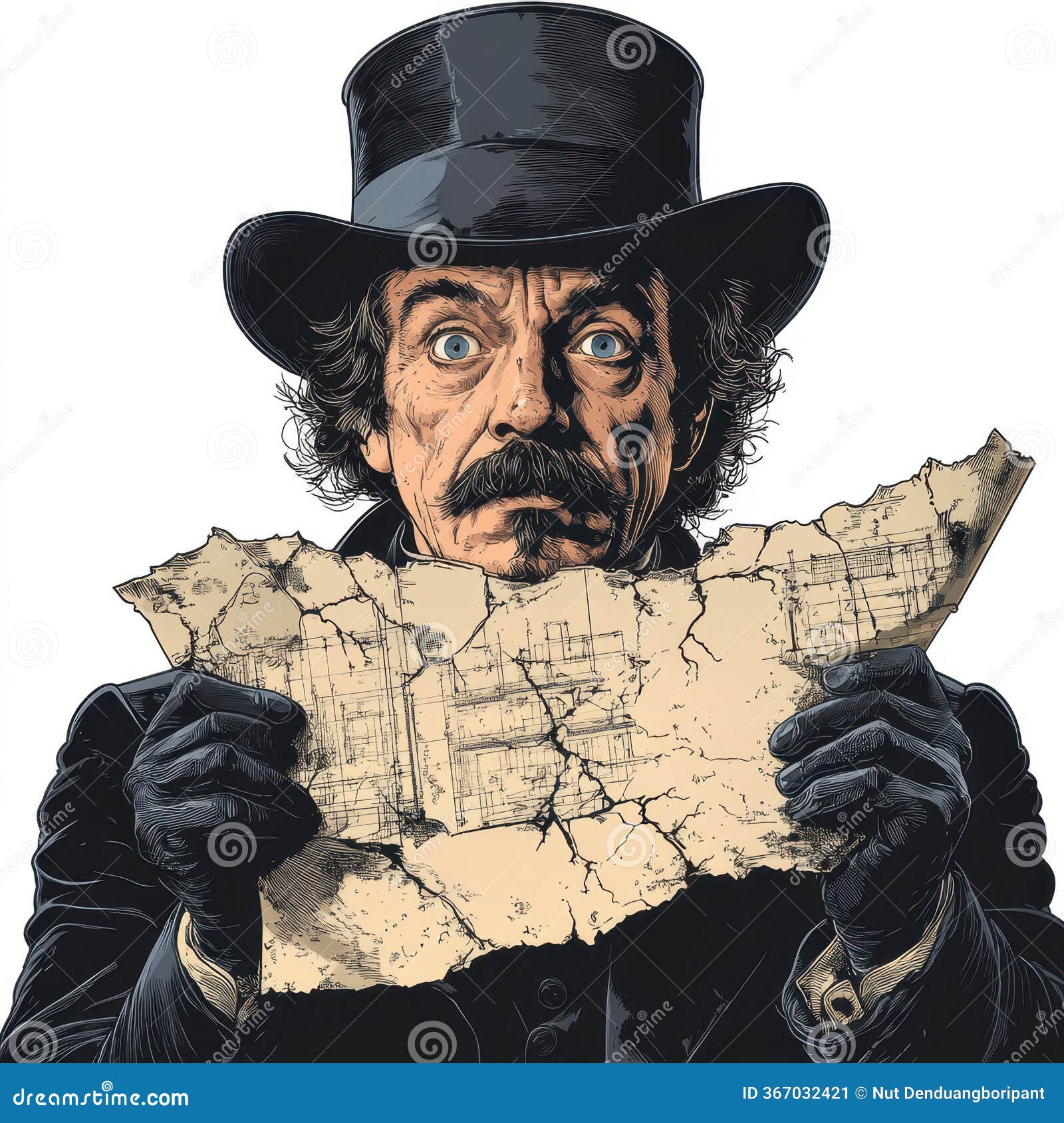 Evil Genius At Work On Blue Royalty-Free Stock Photography ...