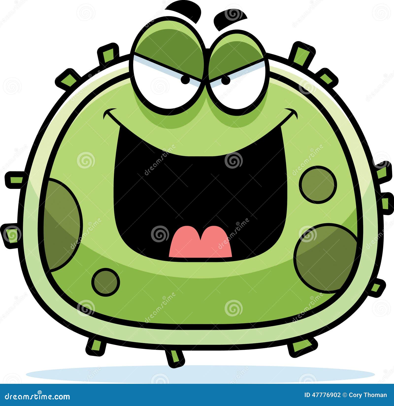 Evil Germ Cartoon
