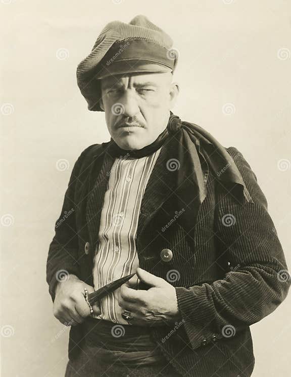 Evil intentions stock photo. Image of knife, front, expression - 58627870