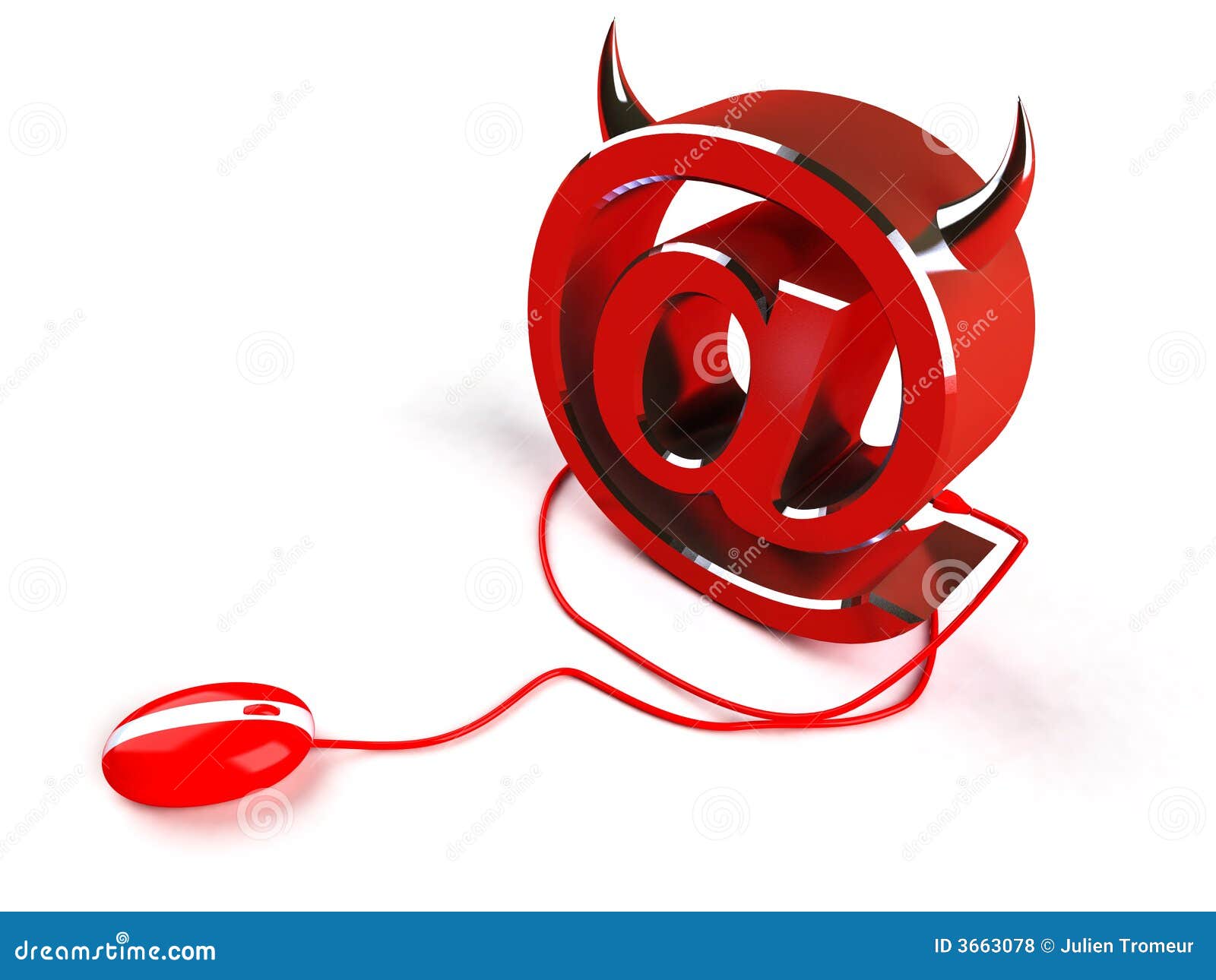 Evil internet stock illustration. Illustration of devilishly - 3663078