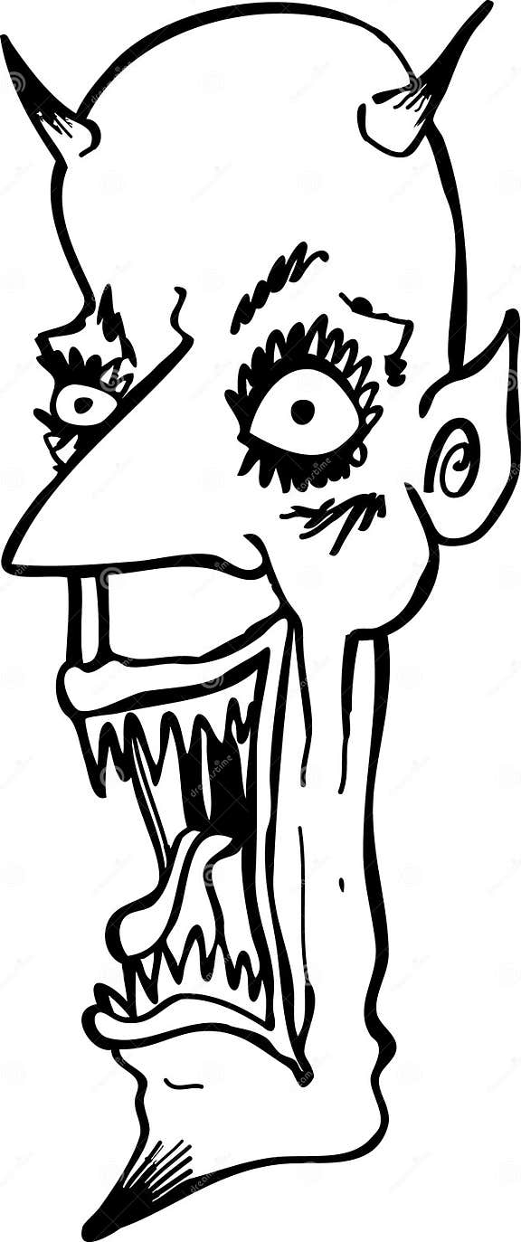 Evil Laughing Cartoon Devil Stock Vector - Illustration of monster ...