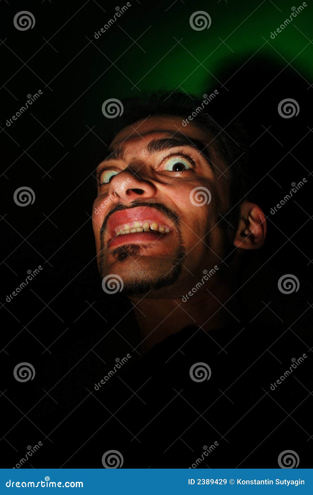 Evil looking man stock image. Image of bared, devil, dramatic - 2389429