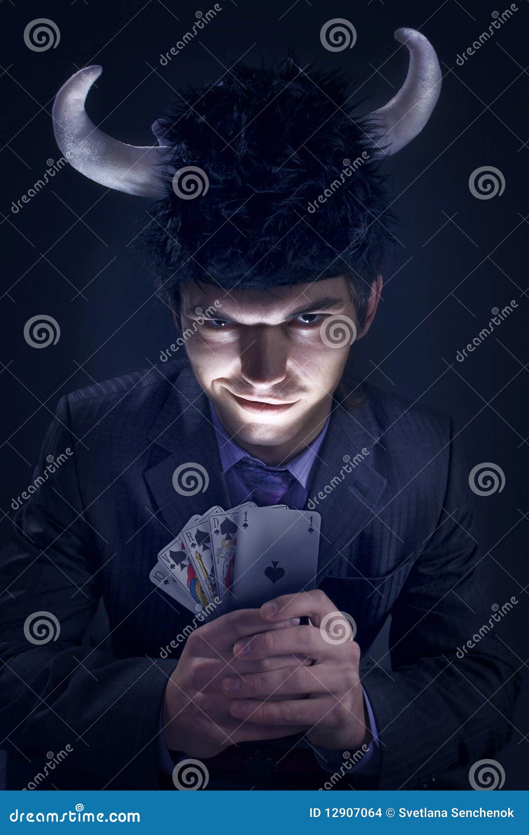 Evil man stock photo. Image of eyes, dark, poker, actor - 12907064