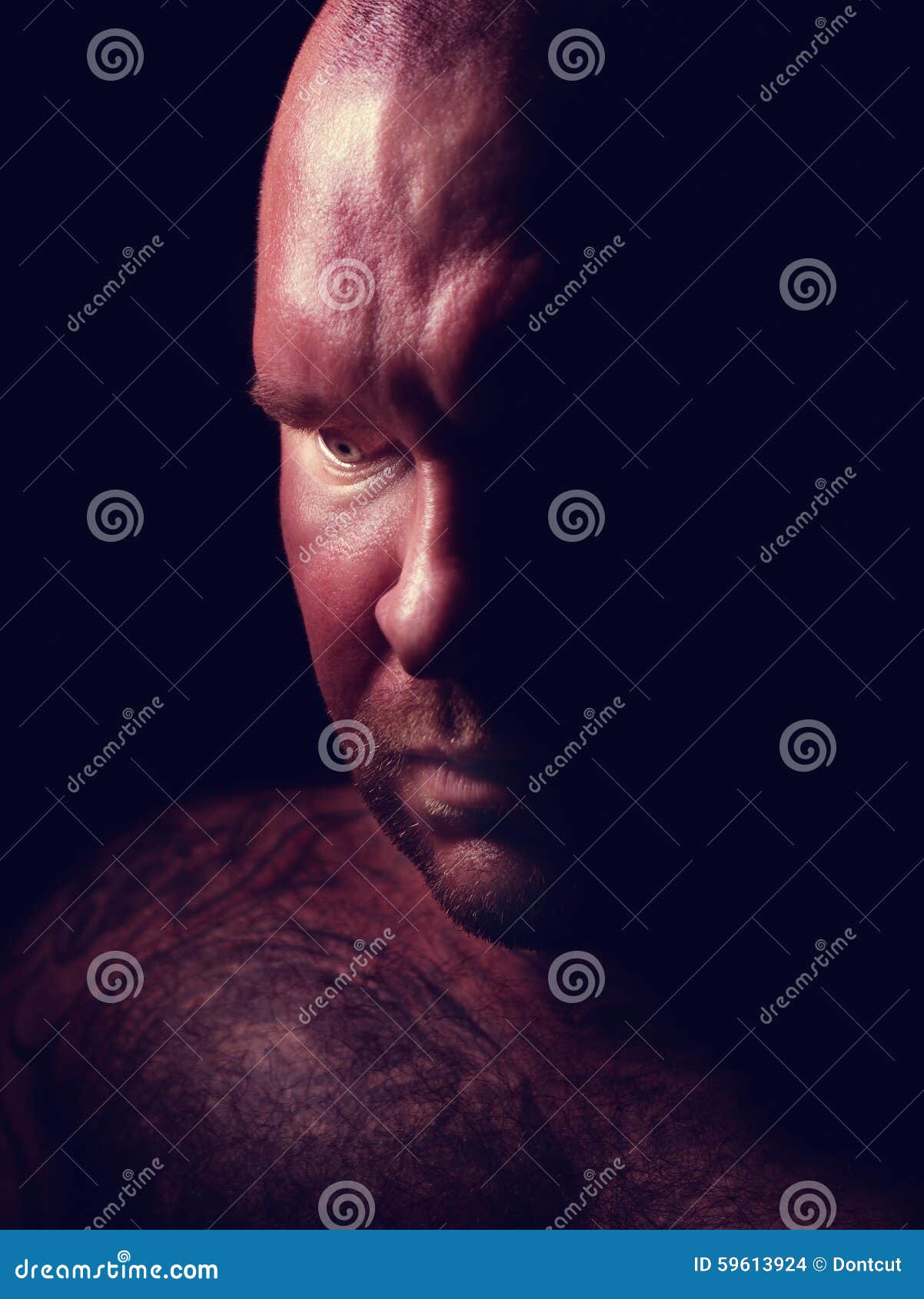 Evil man stock photo. Image of face, beard, furious, closeup - 59613924