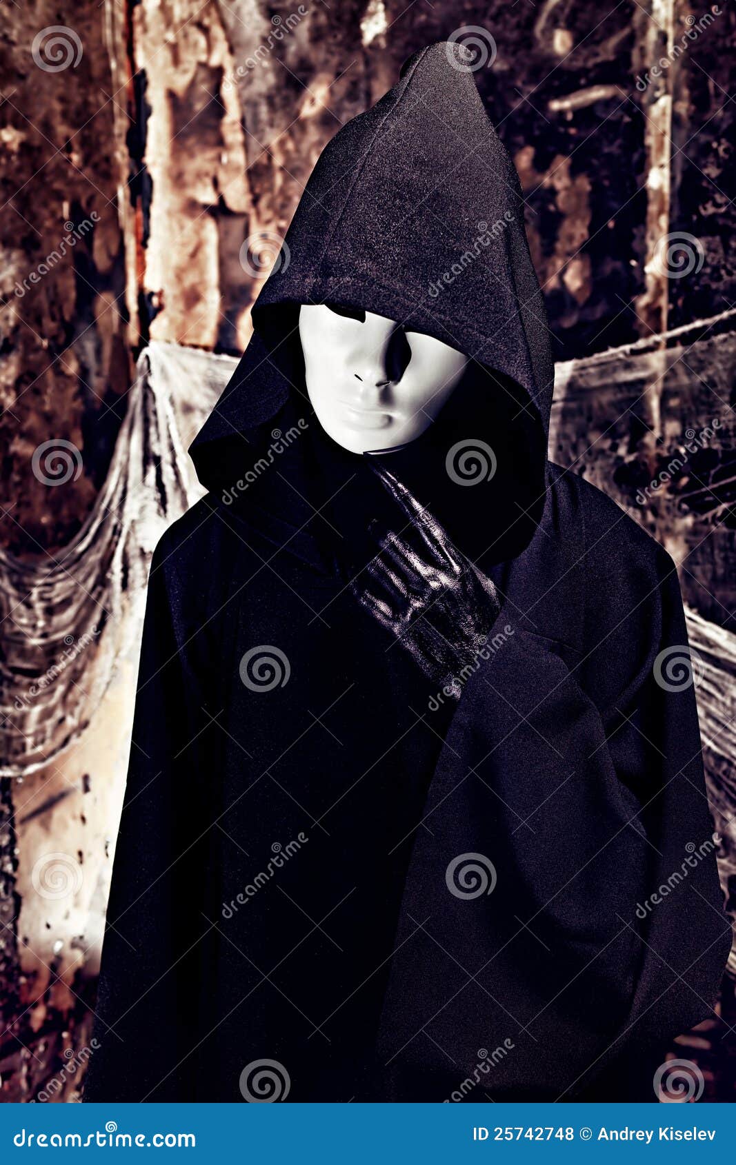 Evil mask stock photo. Image of dead, fantasy, cape, holiday - 25742748