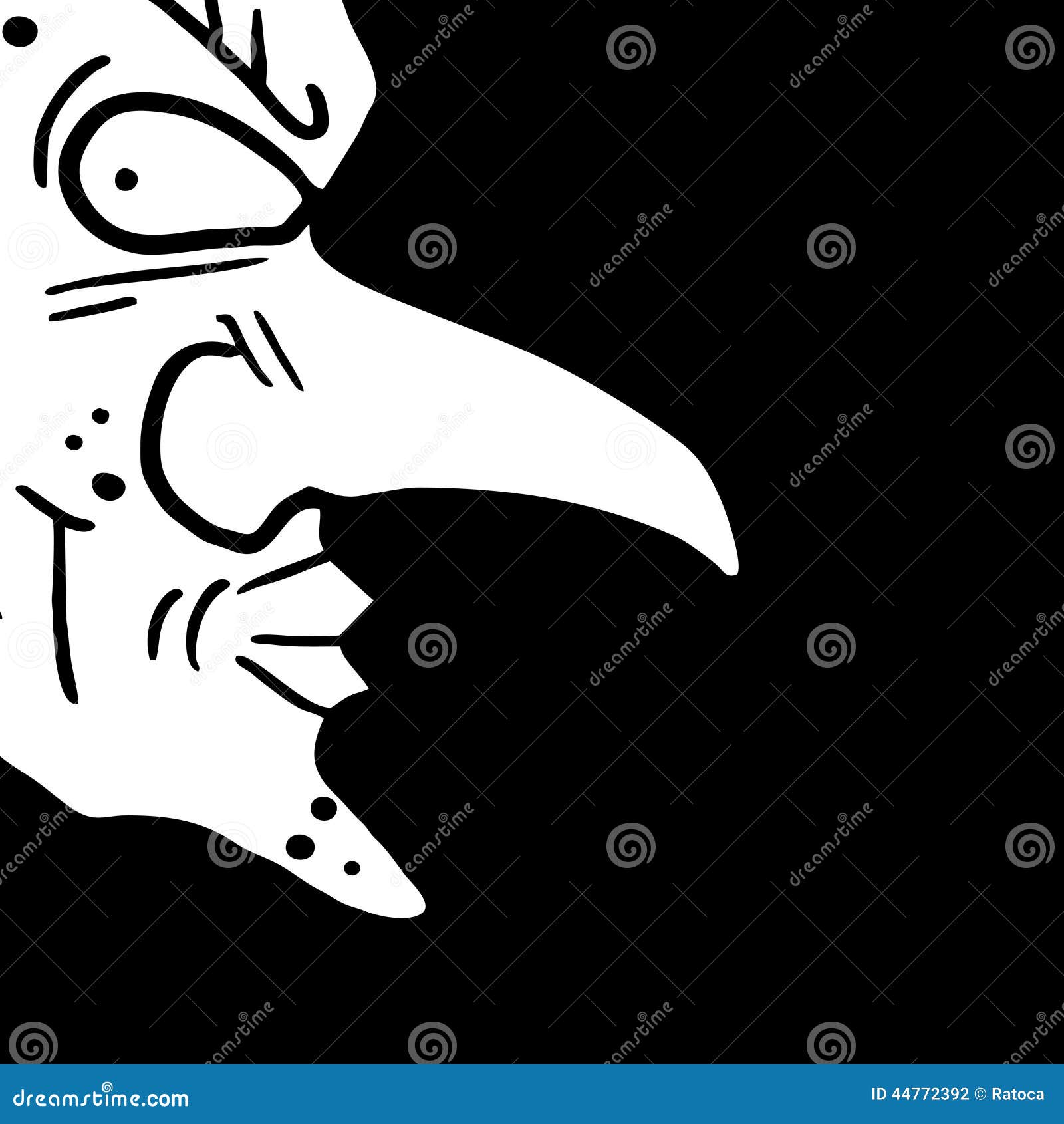 Evil Mask Vector Illustration | CartoonDealer.com #44772392