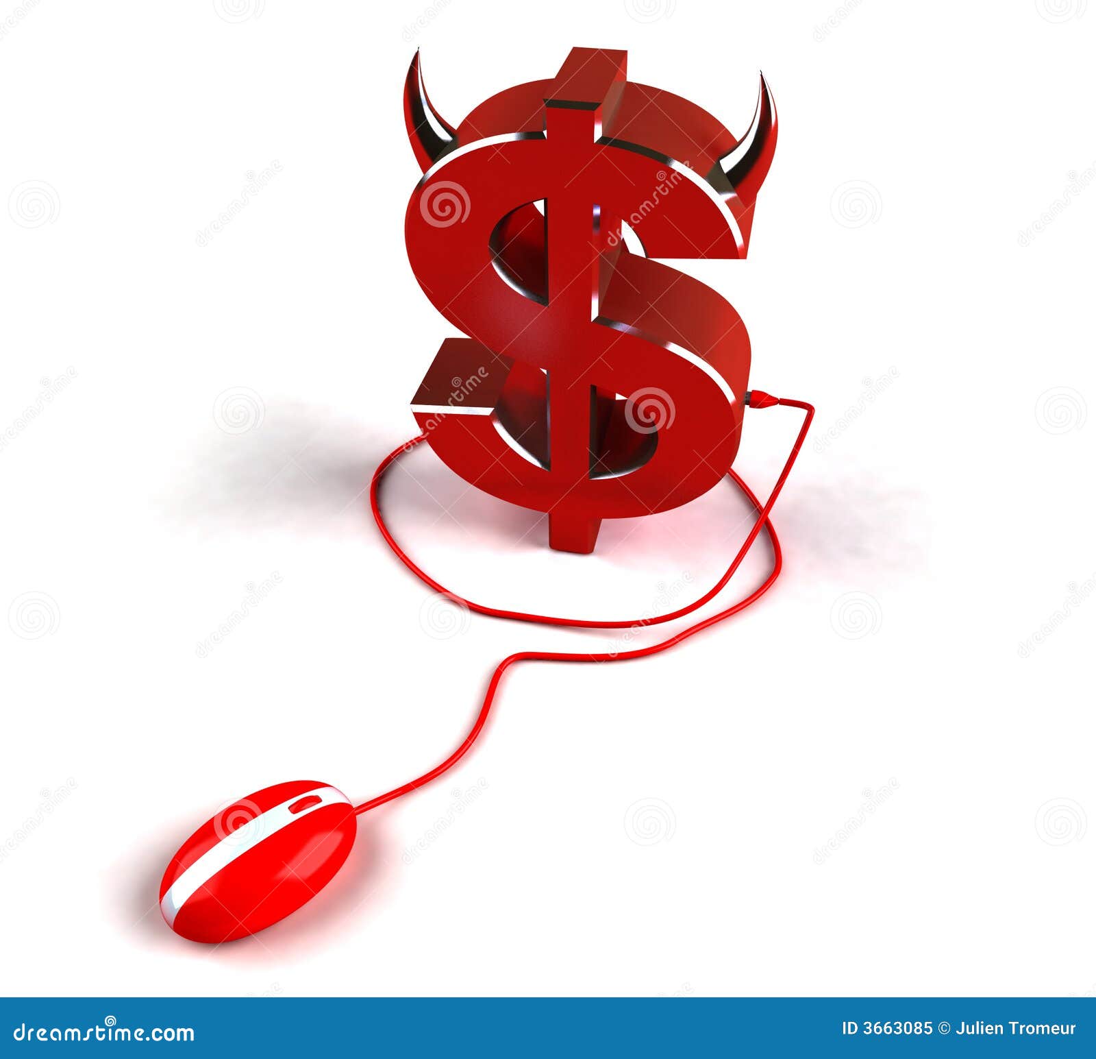 Evil money on line stock illustration. Illustration of income - 3663085