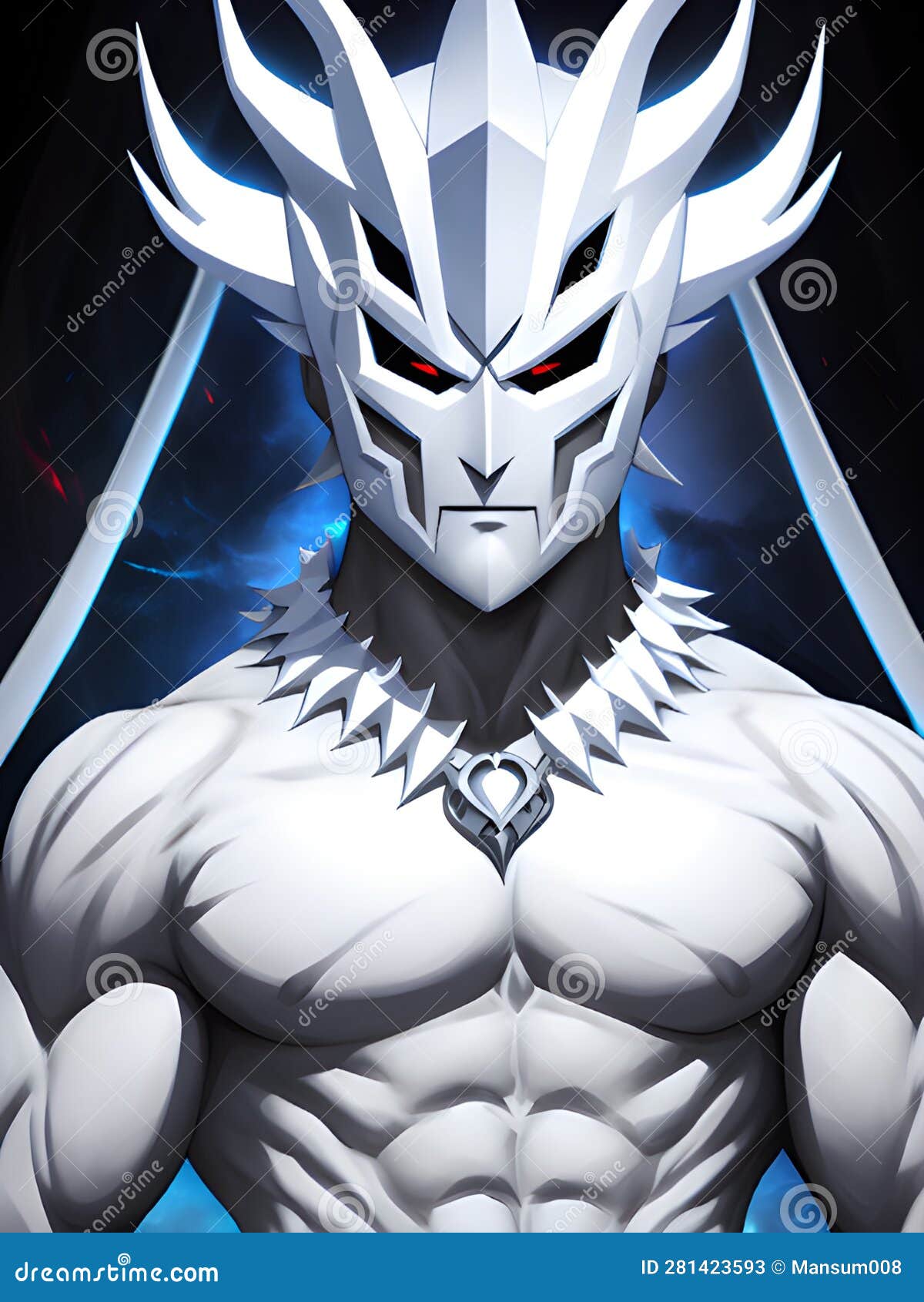 Evil Monster Cartoon in the Hell, Illustration, AI Generated Stock ...