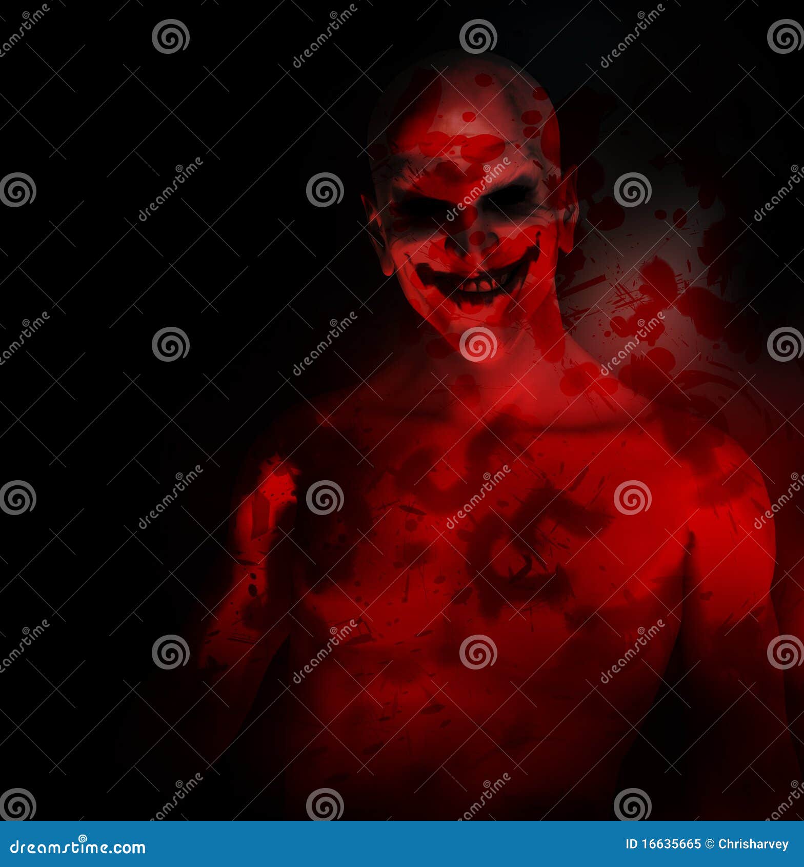 Evil on My Mind stock illustration. Illustration of blood - 16635665