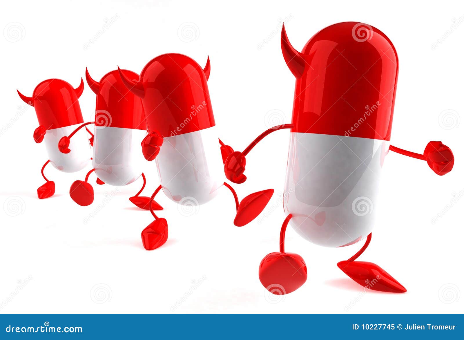 Evil pills stock illustration. Illustration of medicine - 10227745