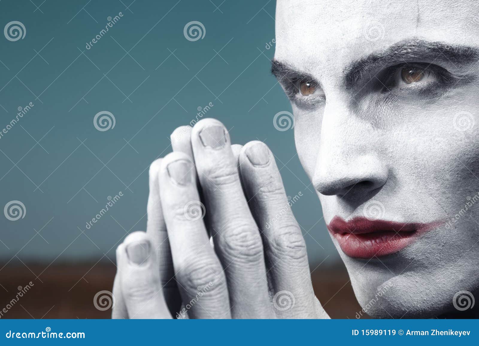 Angry Vampire With Red Cape Showing His Scary Teeth Stock Image ...