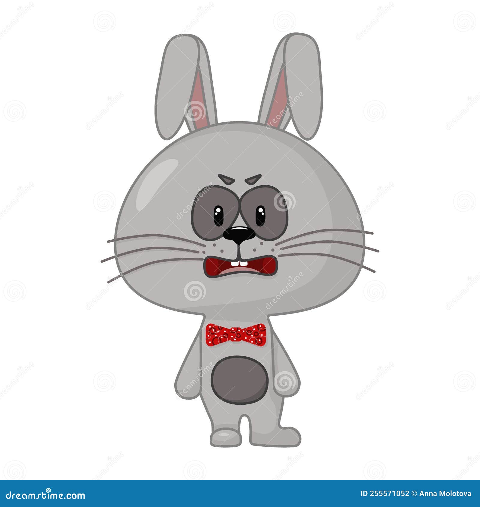 Evil Rabbit stock illustration. Illustration of background - 255571052