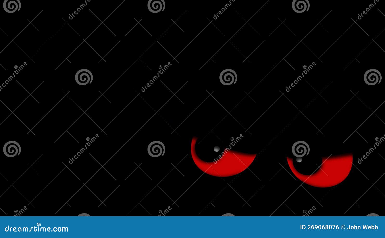 Evil Red Blinking Eyes on Black Background 4K Loop Stock Footage ...