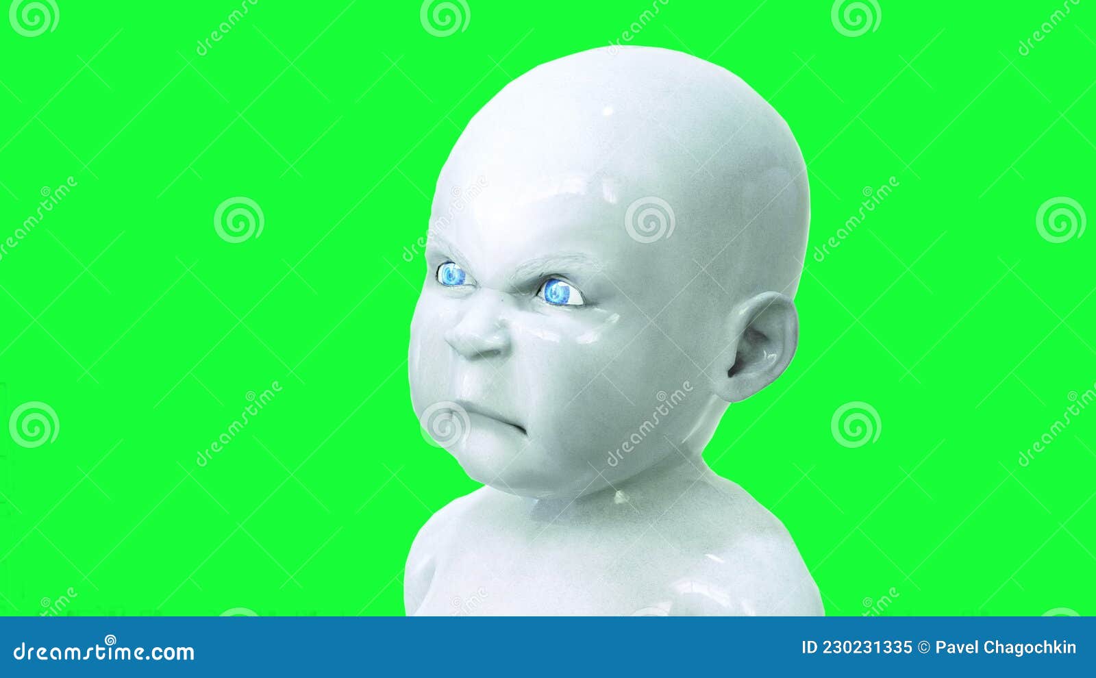 Evil Baby Cartoon Vector | CartoonDealer.com #31439839
