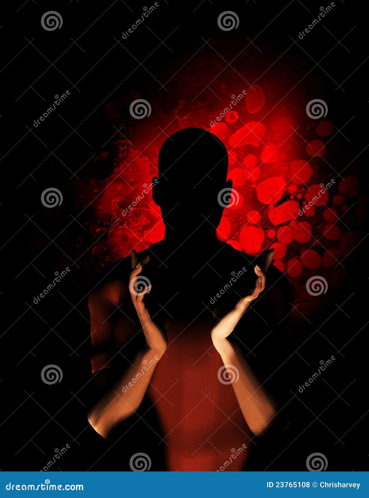 Evil in the Shadows stock illustration. Illustration of faceless - 23765108