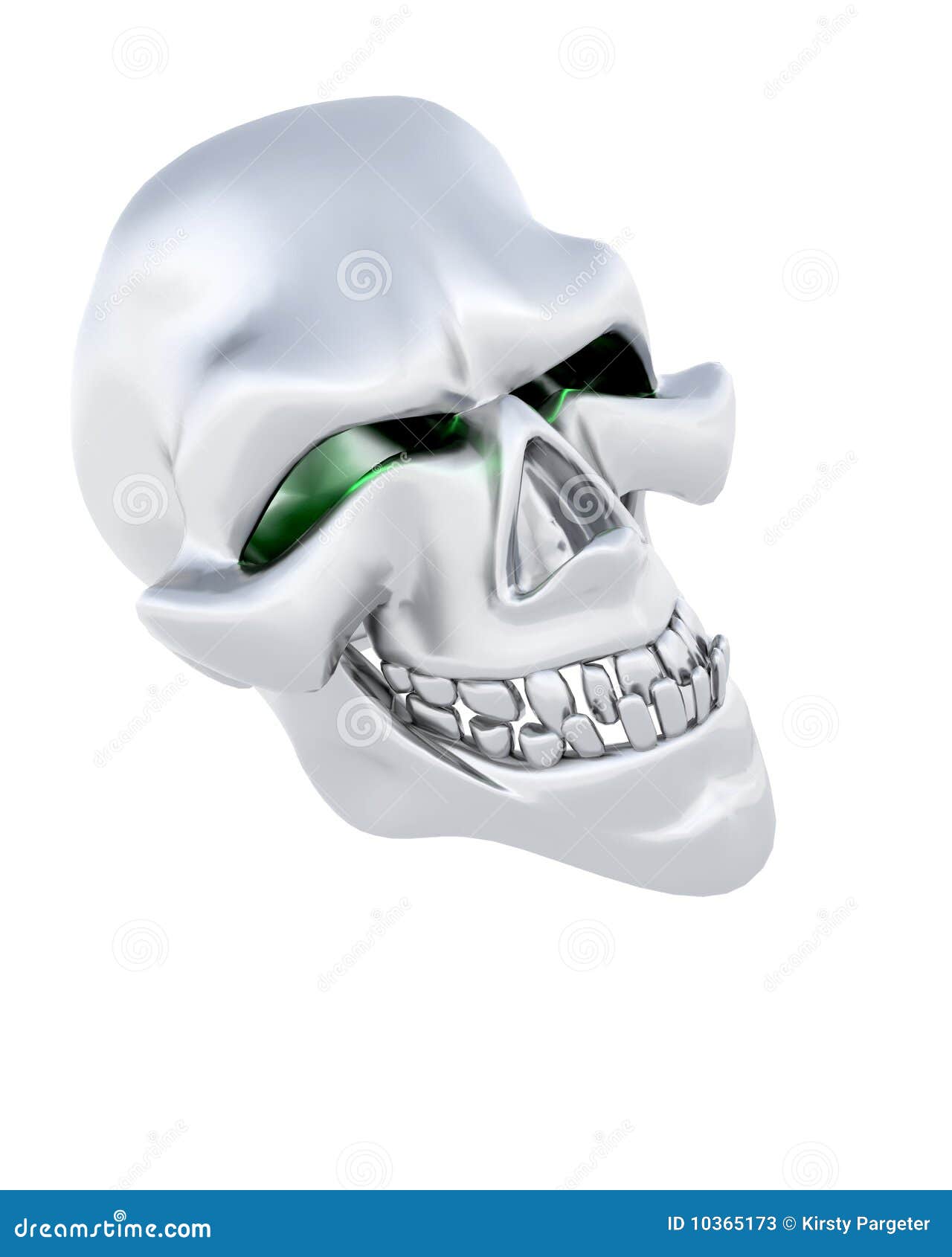 Evil Skull Face stock illustration. Illustration of evil - 10365173