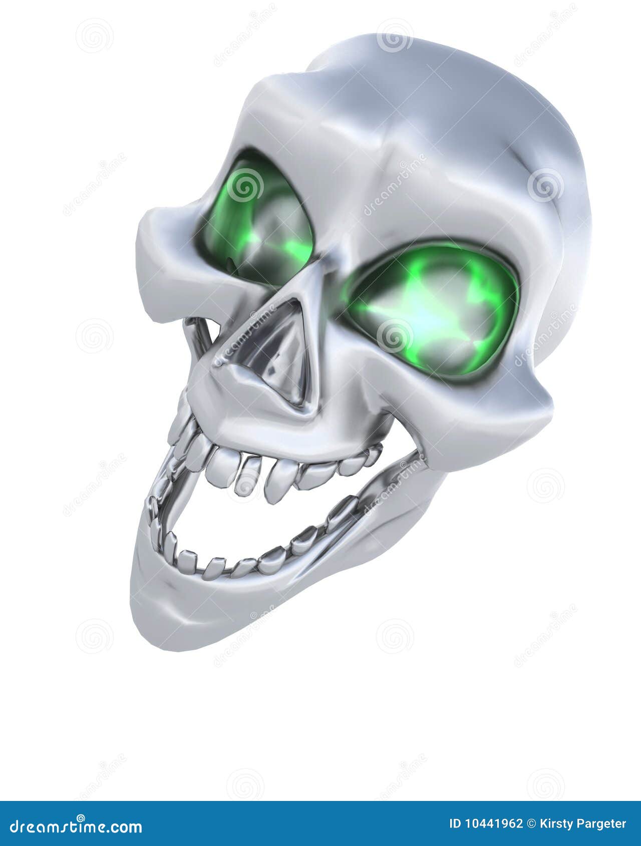 Evil Skull Face stock illustration. Illustration of skull - 10441962