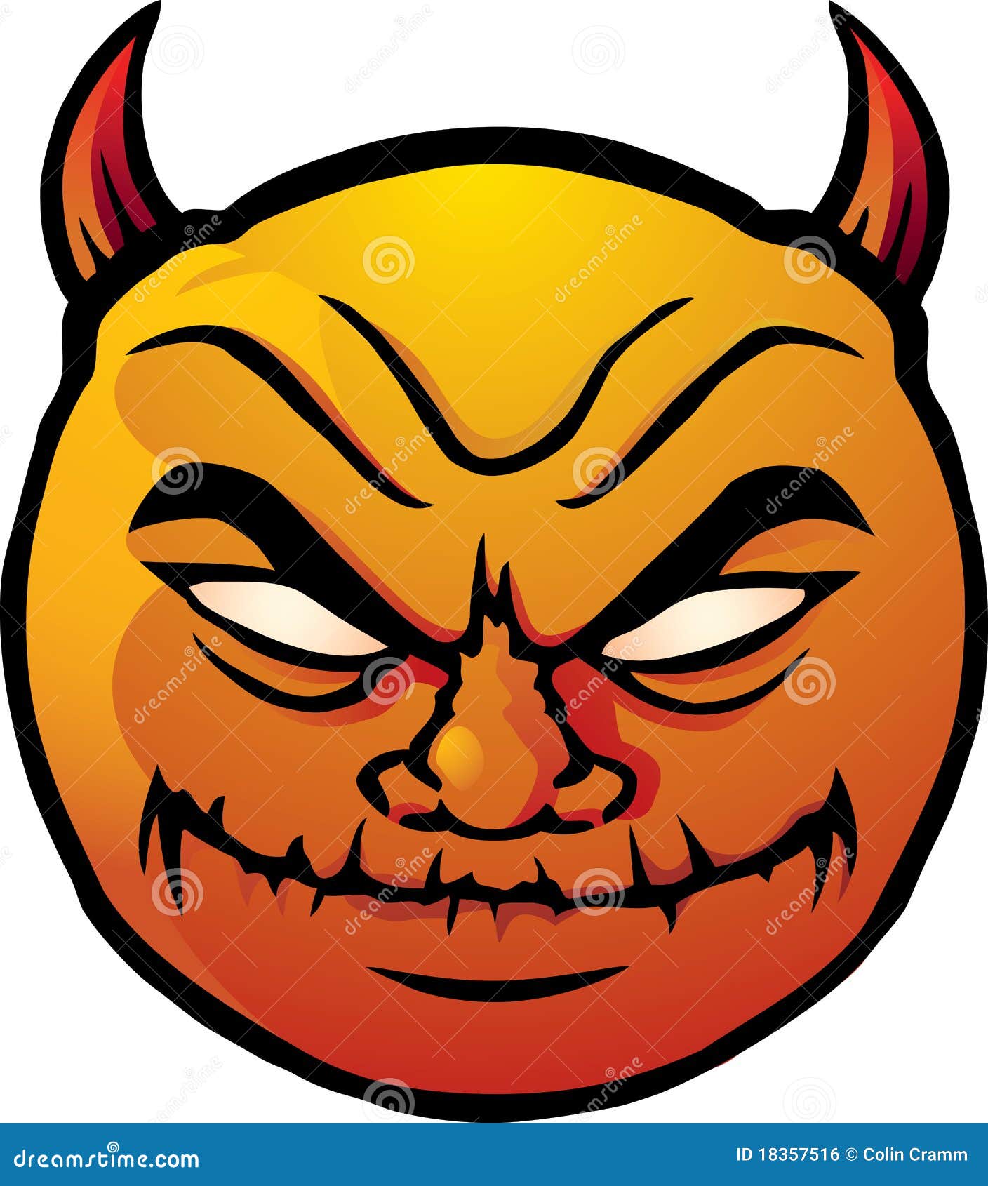 Devilish Smiley Face