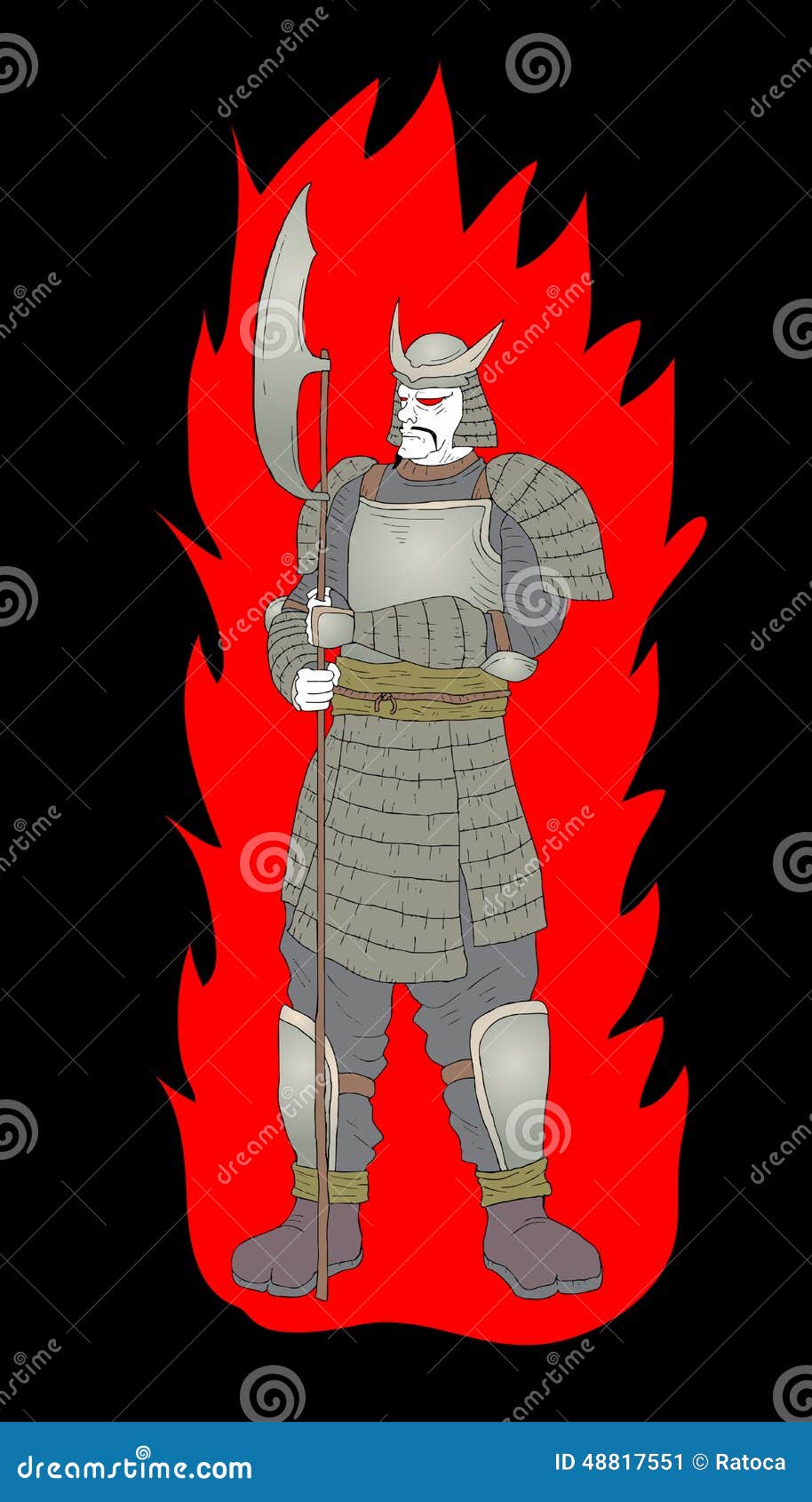 Evil soldier stock vector. Illustration of furious, forces - 48817551