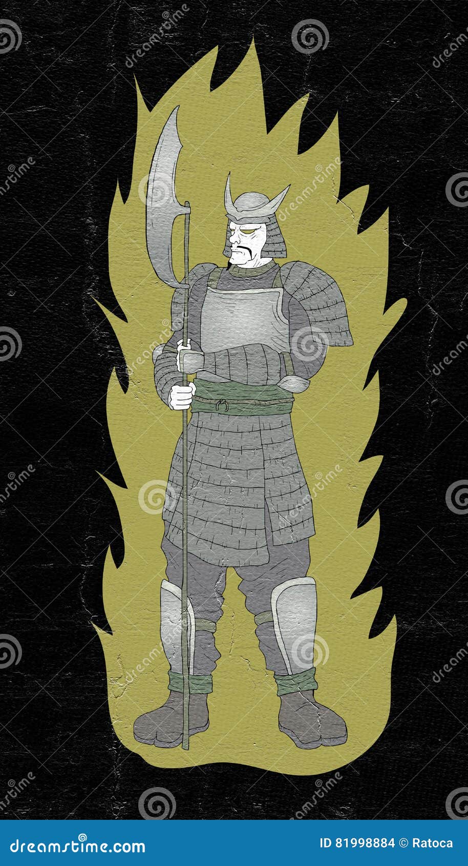 Evil soldier stock illustration. Illustration of arts - 81998884