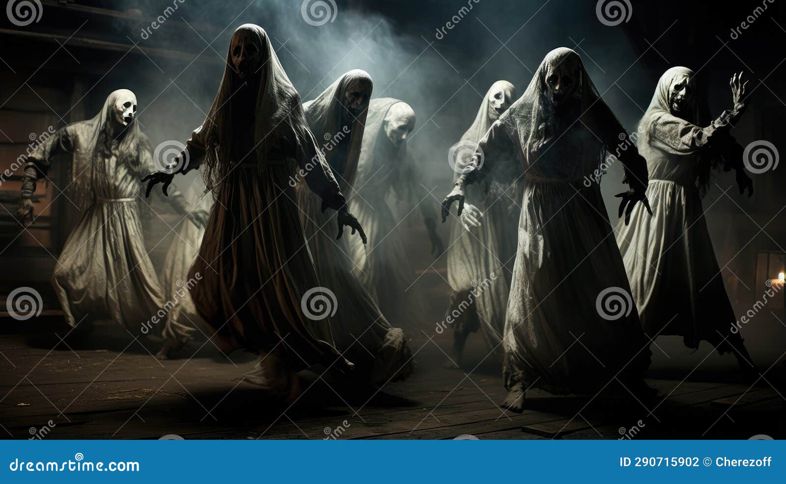Evil Spirits and Evil Spirits in the Dark Stock Photo - Image of finger ...