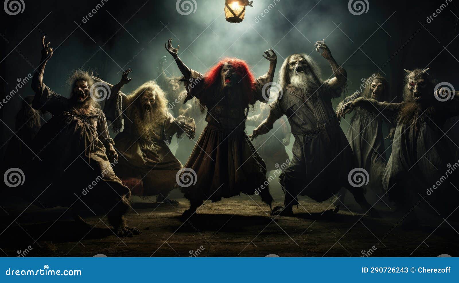 Evil Spirits and Evil Spirits in the Dark Stock Image - Image of ghosts ...