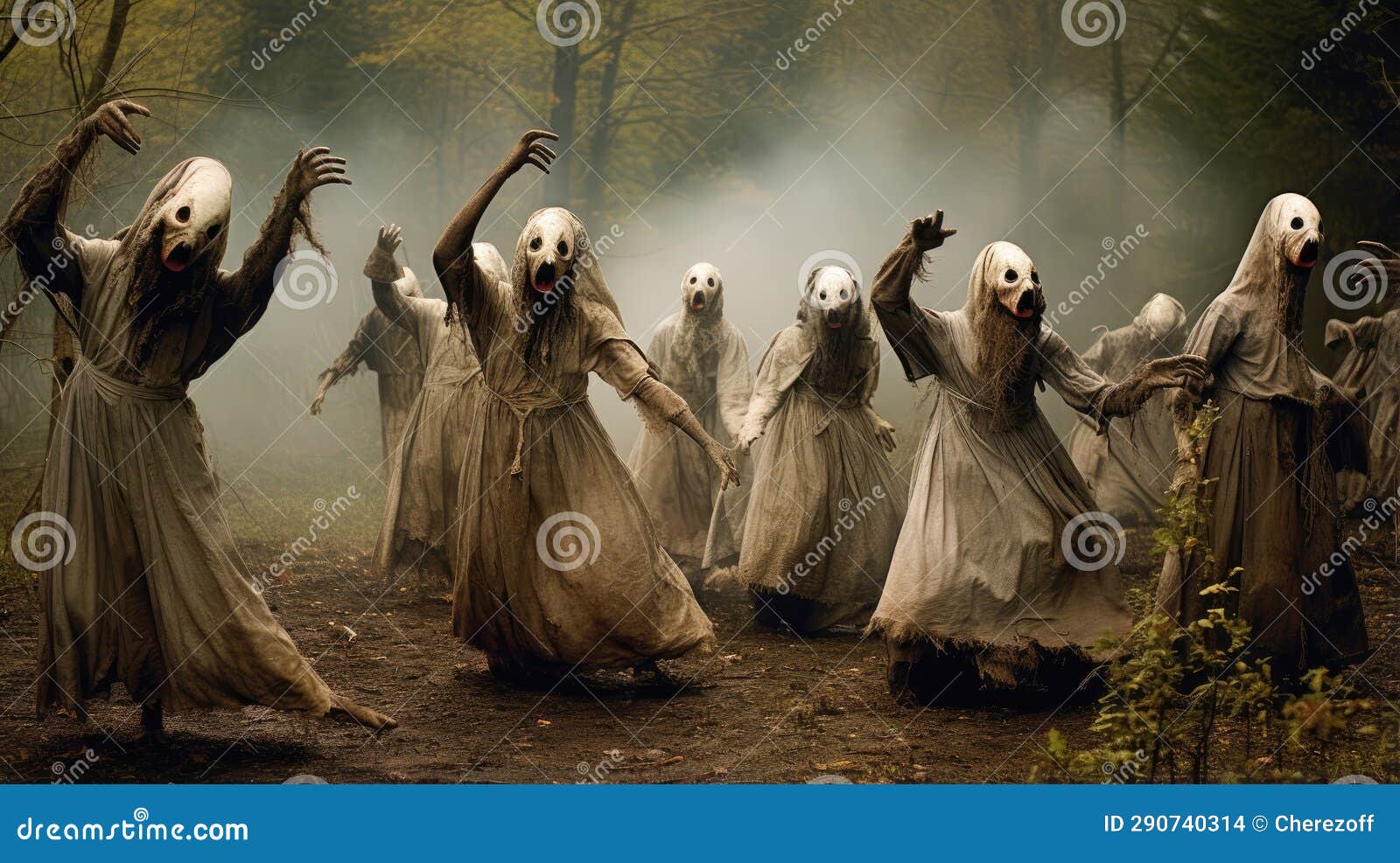 Evil Spirits and Evil Spirits in the Dark Stock Photo - Image of ghost ...