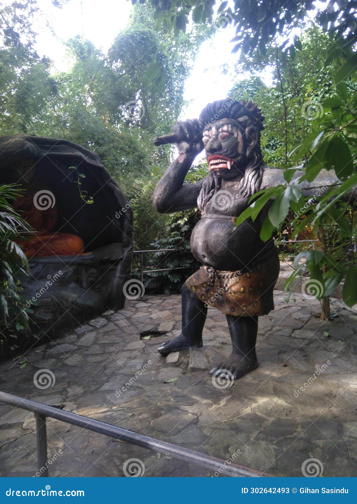 Evil Statues , Alawaka Devil Statues , Temple Stock Image - Image of ...