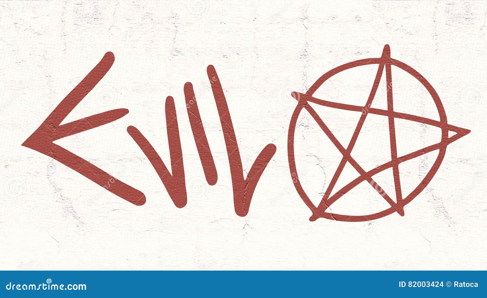 Evil symbol stock illustration. Illustration of creative - 82003424