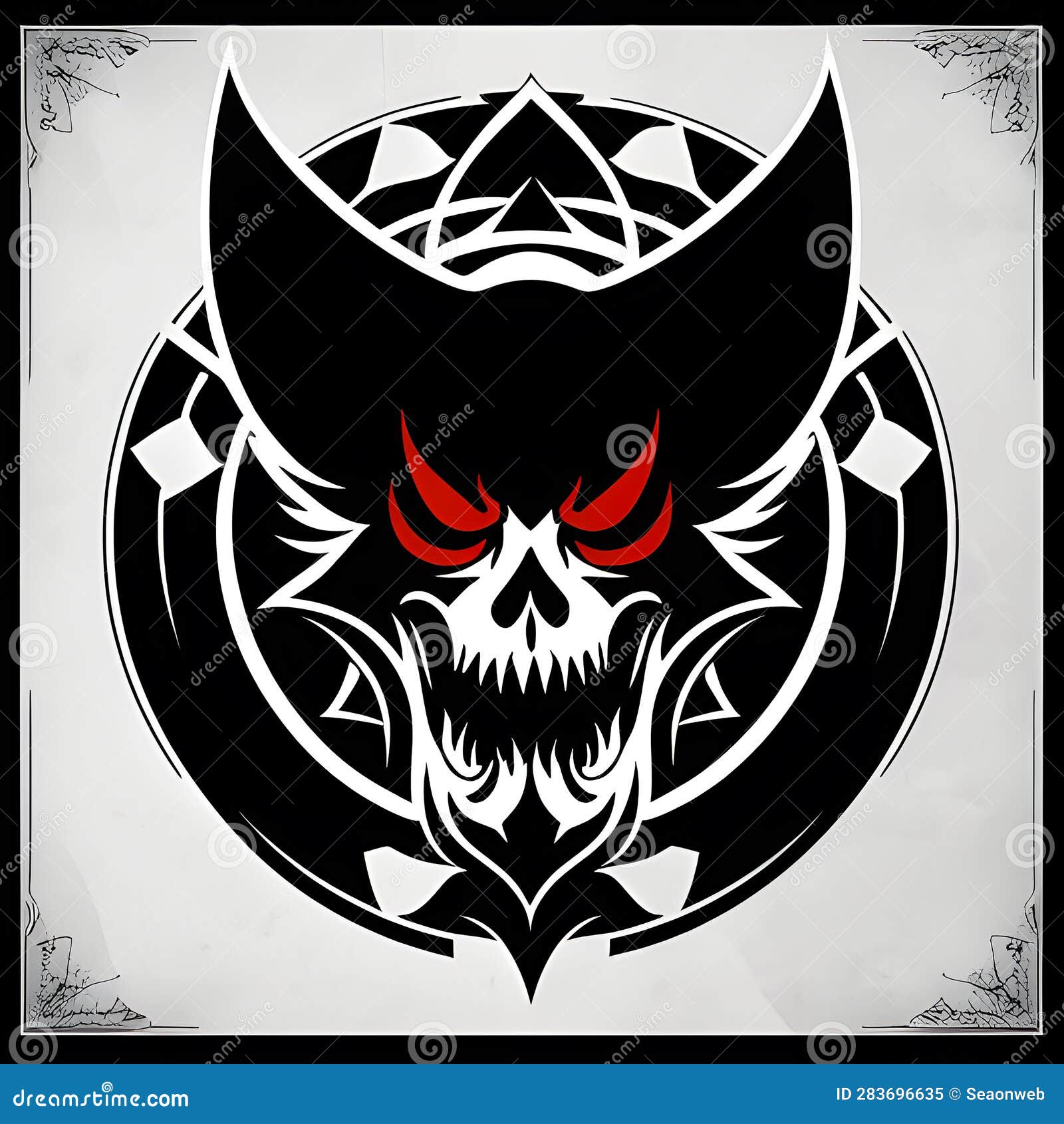 The Evil Tattoo Vector, Graphic Image Editorial Image - Illustration of ...