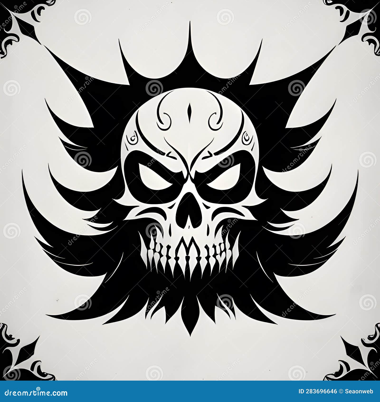 The Evil Tattoo Vector, Graphic Image Stock Illustration - Illustration ...