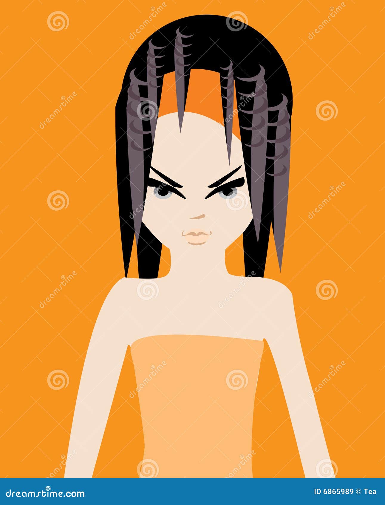 Spiteful Boy Teen Crying Cartoon Vector | CartoonDealer.com #220873042