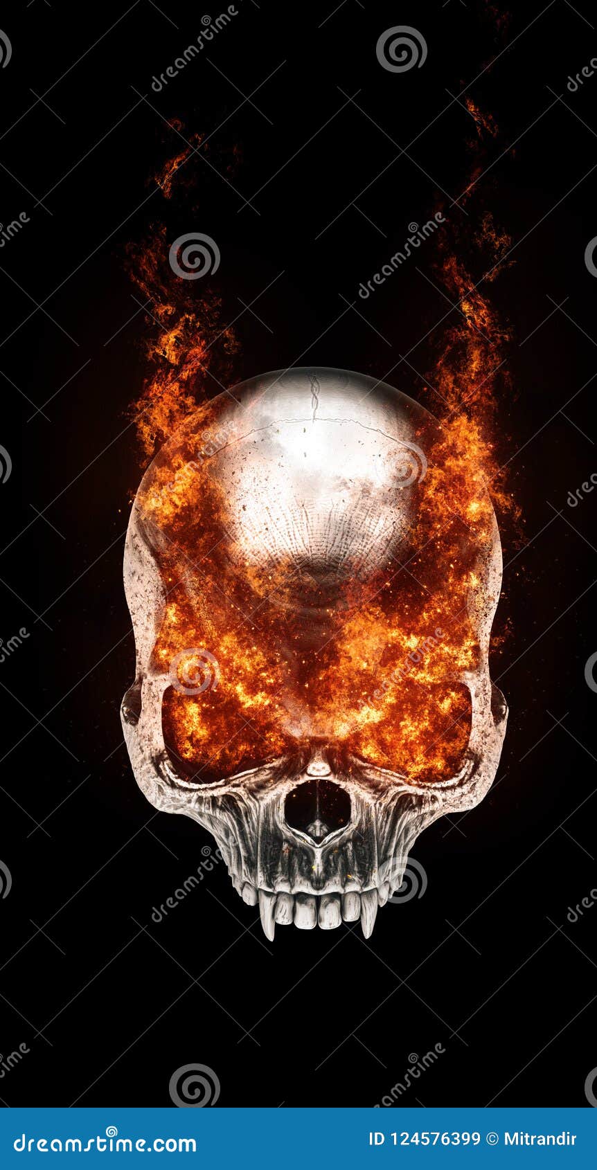 Vampire Skull Wallpaper