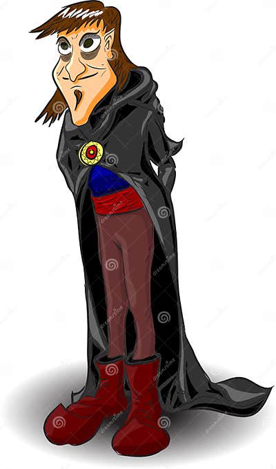 Evil wizard, vector stock vector. Illustration of cartoon - 22213876
