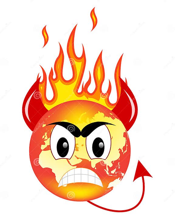 Evil world. stock vector. Illustration of sphere, sign - 18777574