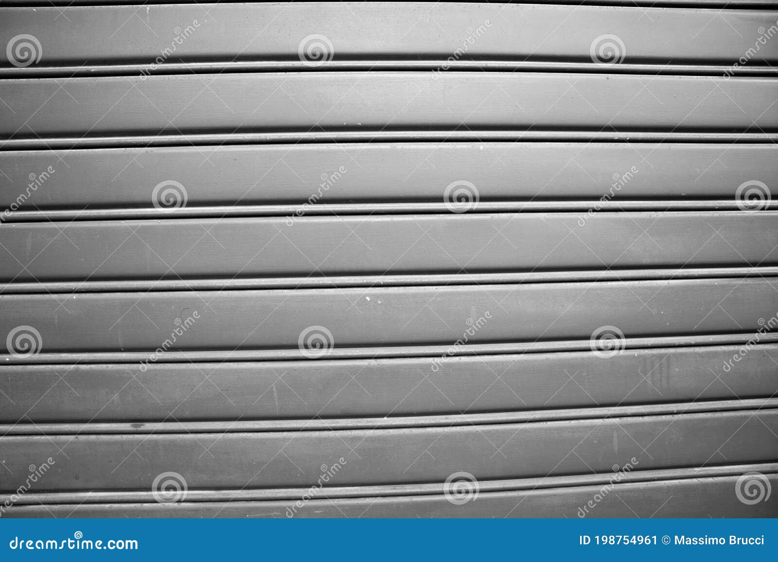 Black and White Texture of a Shop Shutter Stock Image - Image of ...